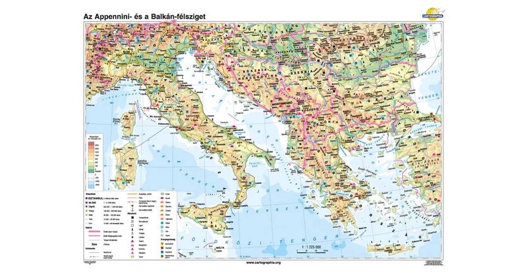 Az Appennini-és a Balkán-félsziget - Térképek - Balázs-Diák a taneszköz ...